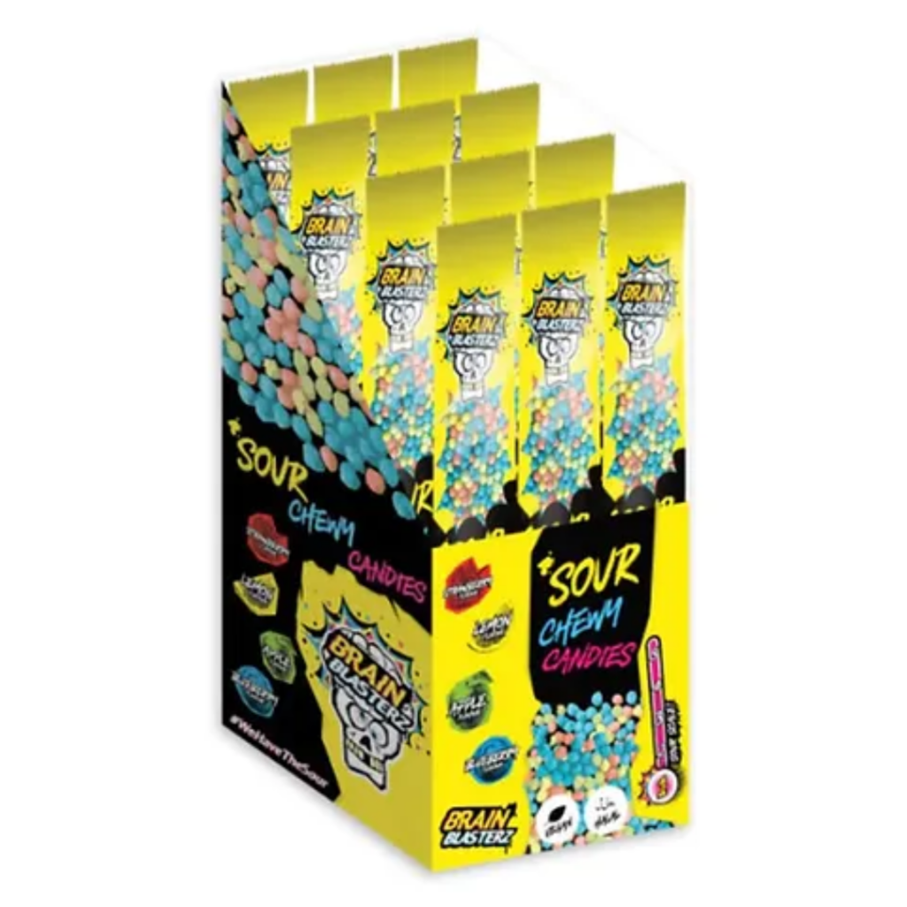 BRAIN BLASTERZ SOUR CHEWY CANDY 60 GR X 12 – Erciyes Halal Food